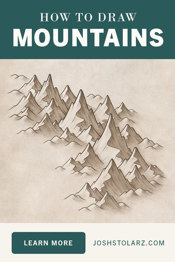 How to Draw Mountains On a Map — Map Effects