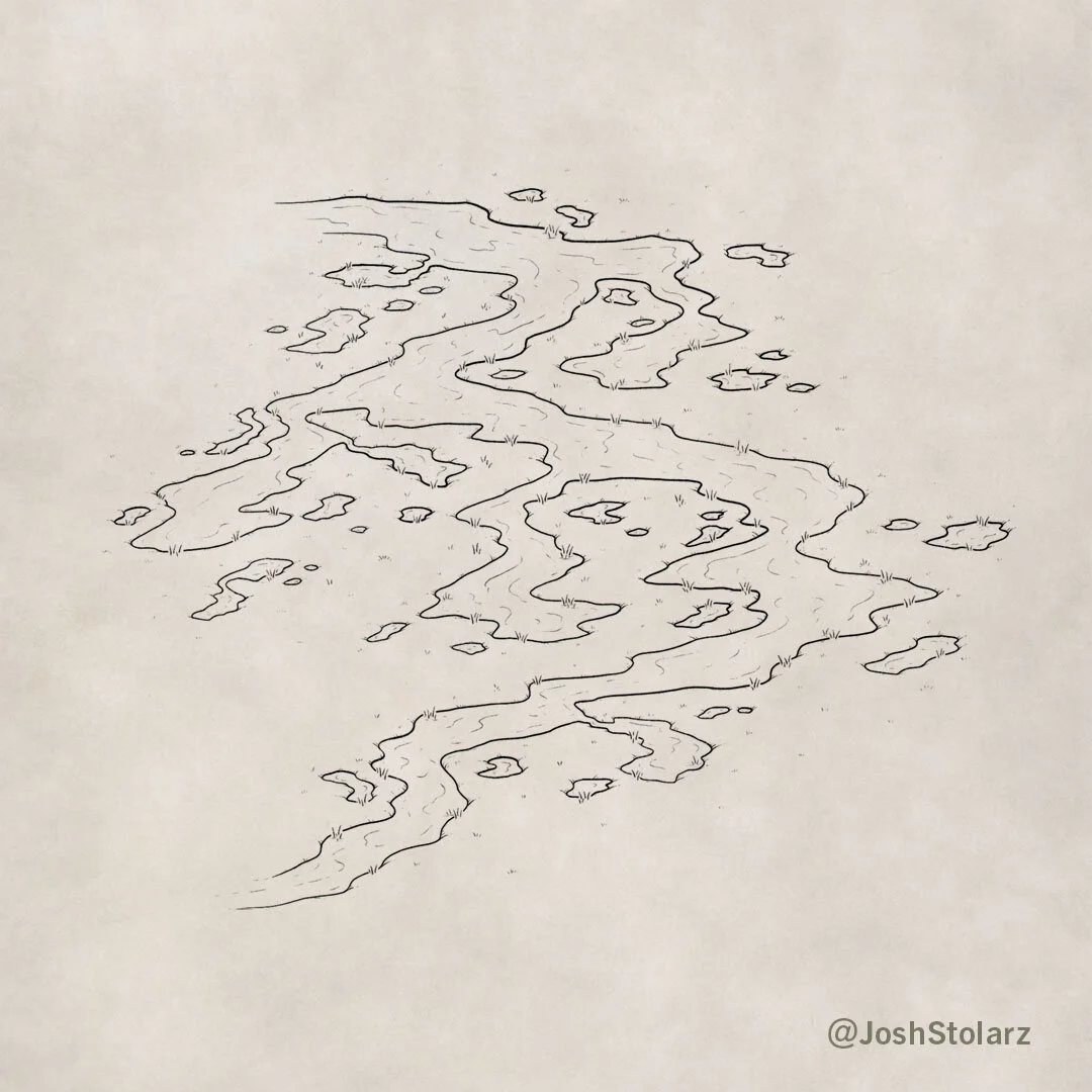 How to Draw a Marsh — Map Effects