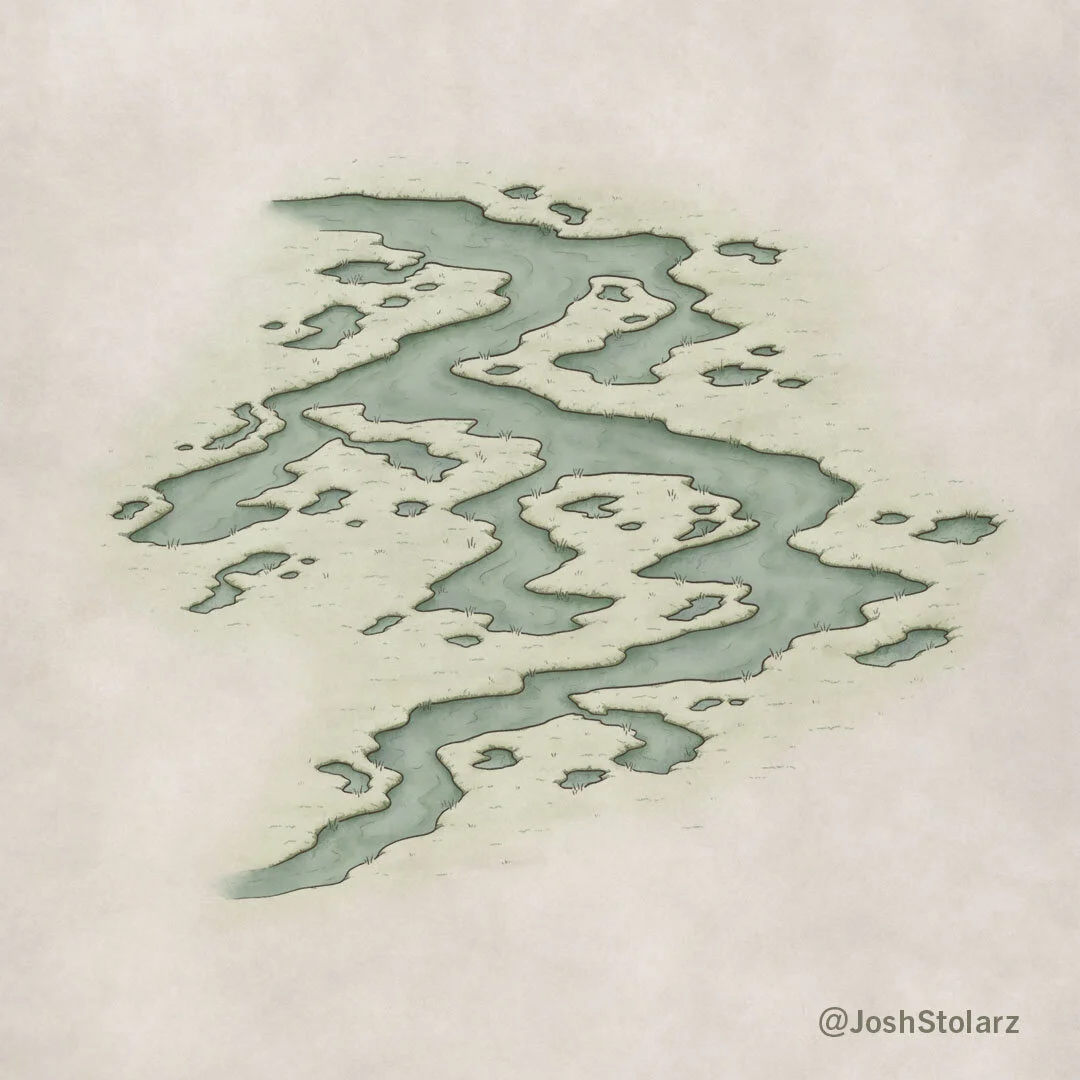 How to Draw a Marsh — Map Effects