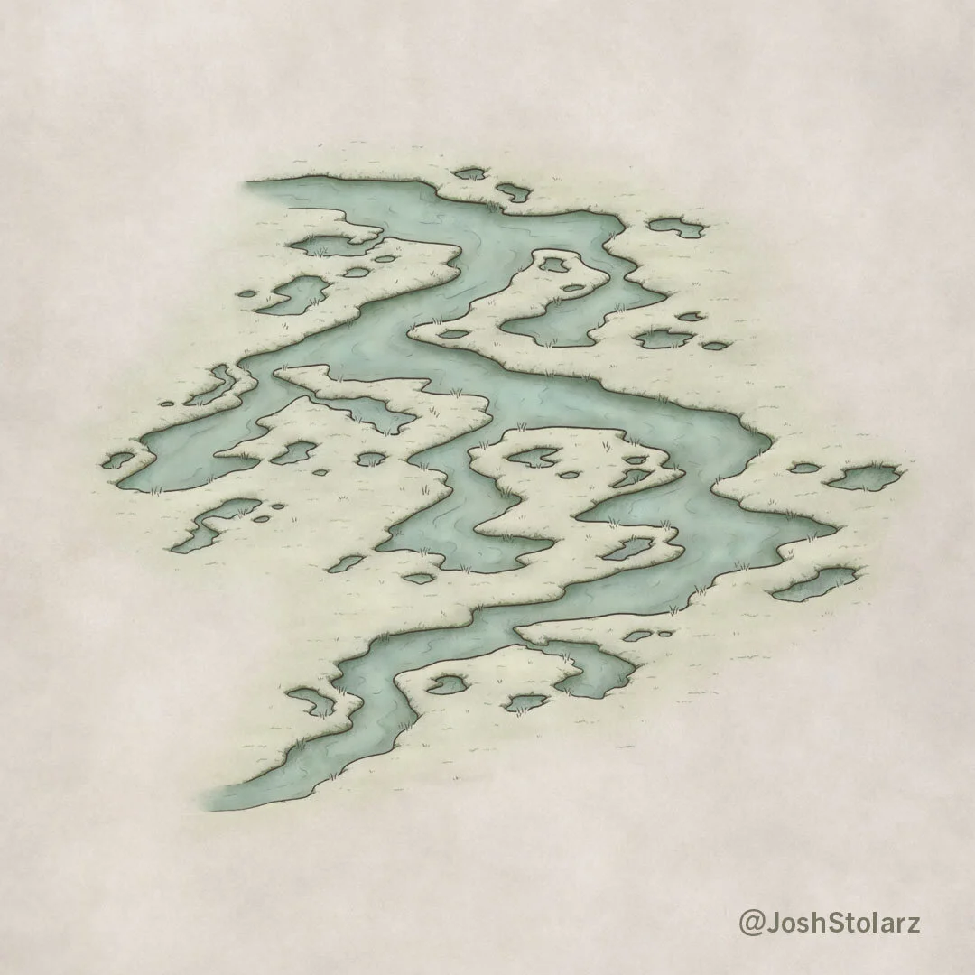 How to Draw a Marsh — Map Effects