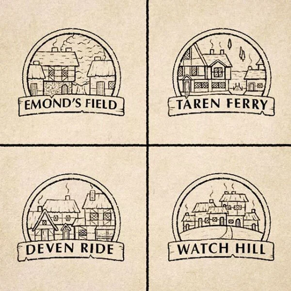 The Two Rivers Map | The Process — Map Effects