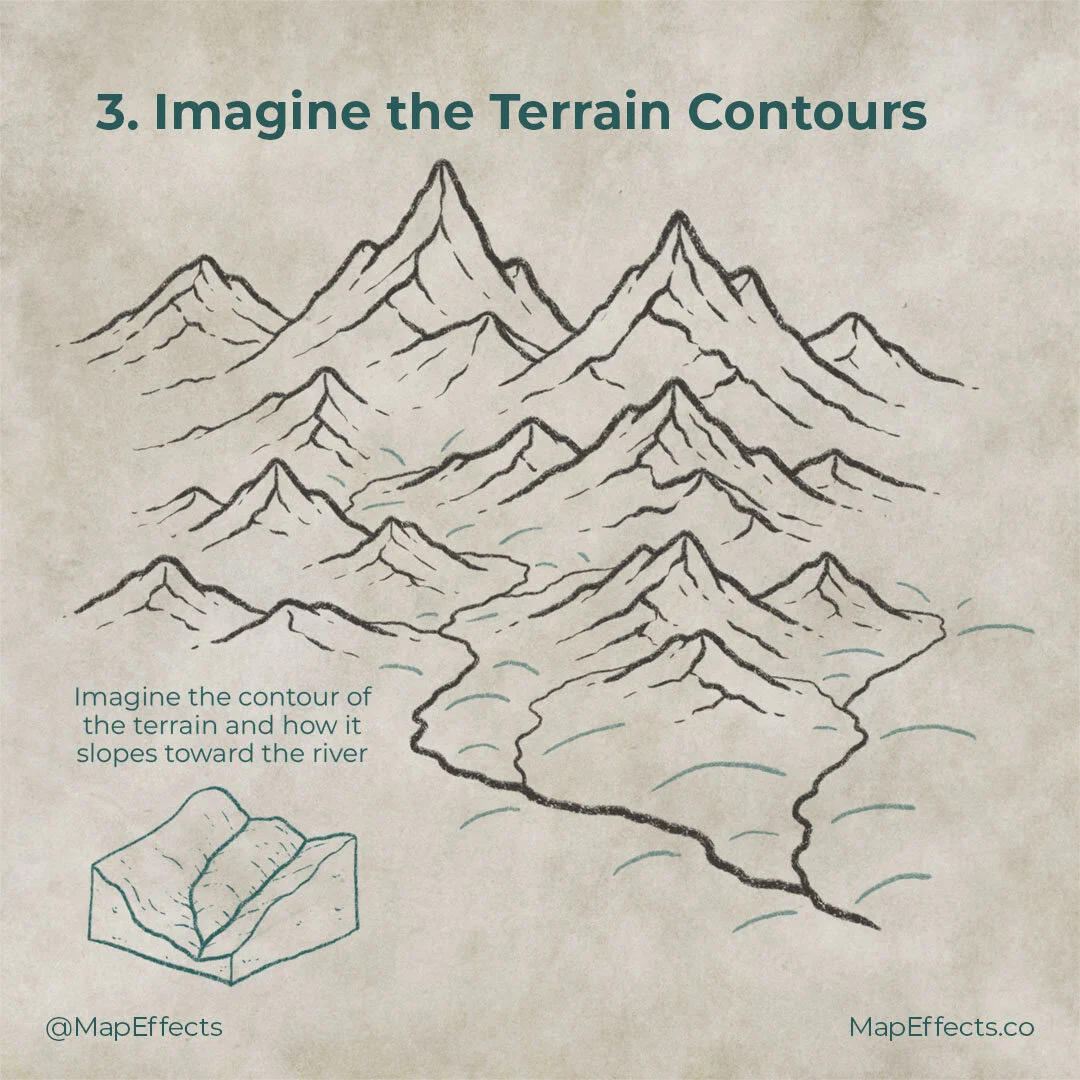 How to Draw Rivers On Your Fantasy Map — Map Effects