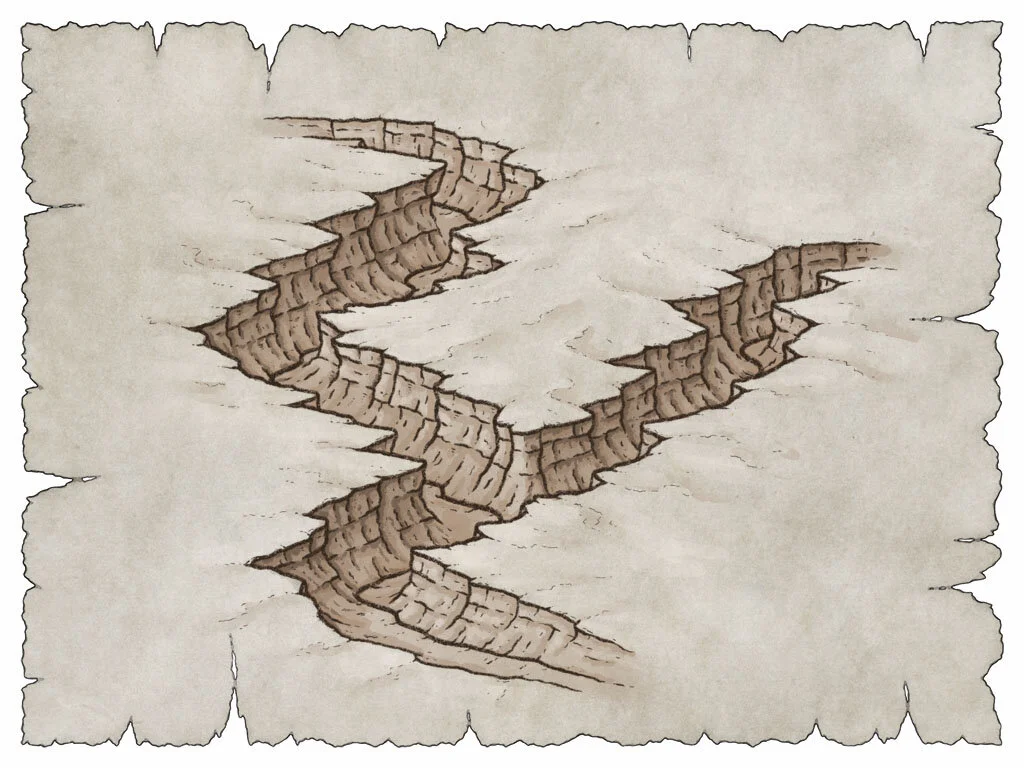 How to Draw Canyons — Map Effects