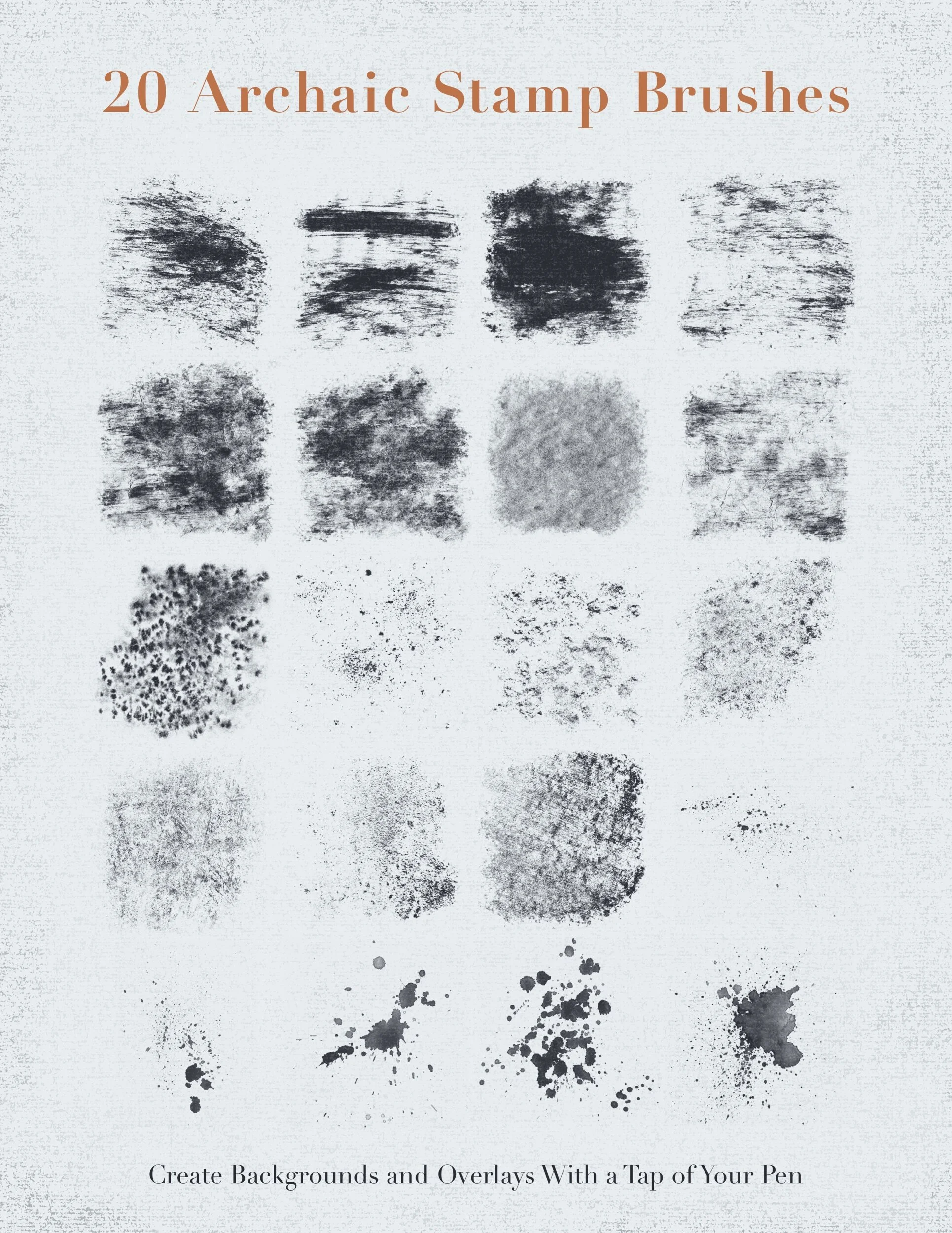 Cartographer's Texture Brush Field Kit for Procreate — Map Effects