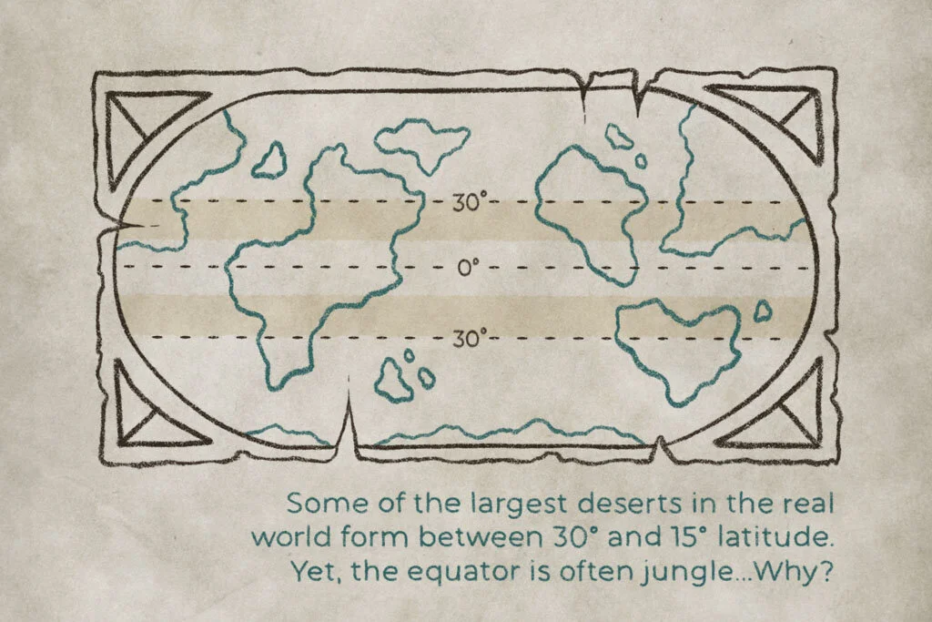 Where to Place Deserts On Your Map — Map Effects