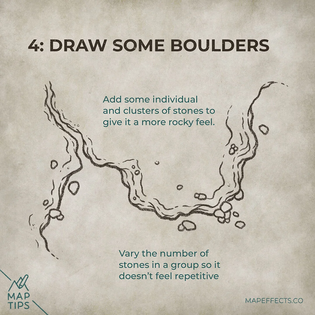 Drawing Top Down Cliffs On Your Fantasy Map — Map Effects