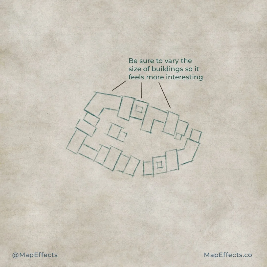 How to Draw a City Block on a Fantasy Map — Map Effects