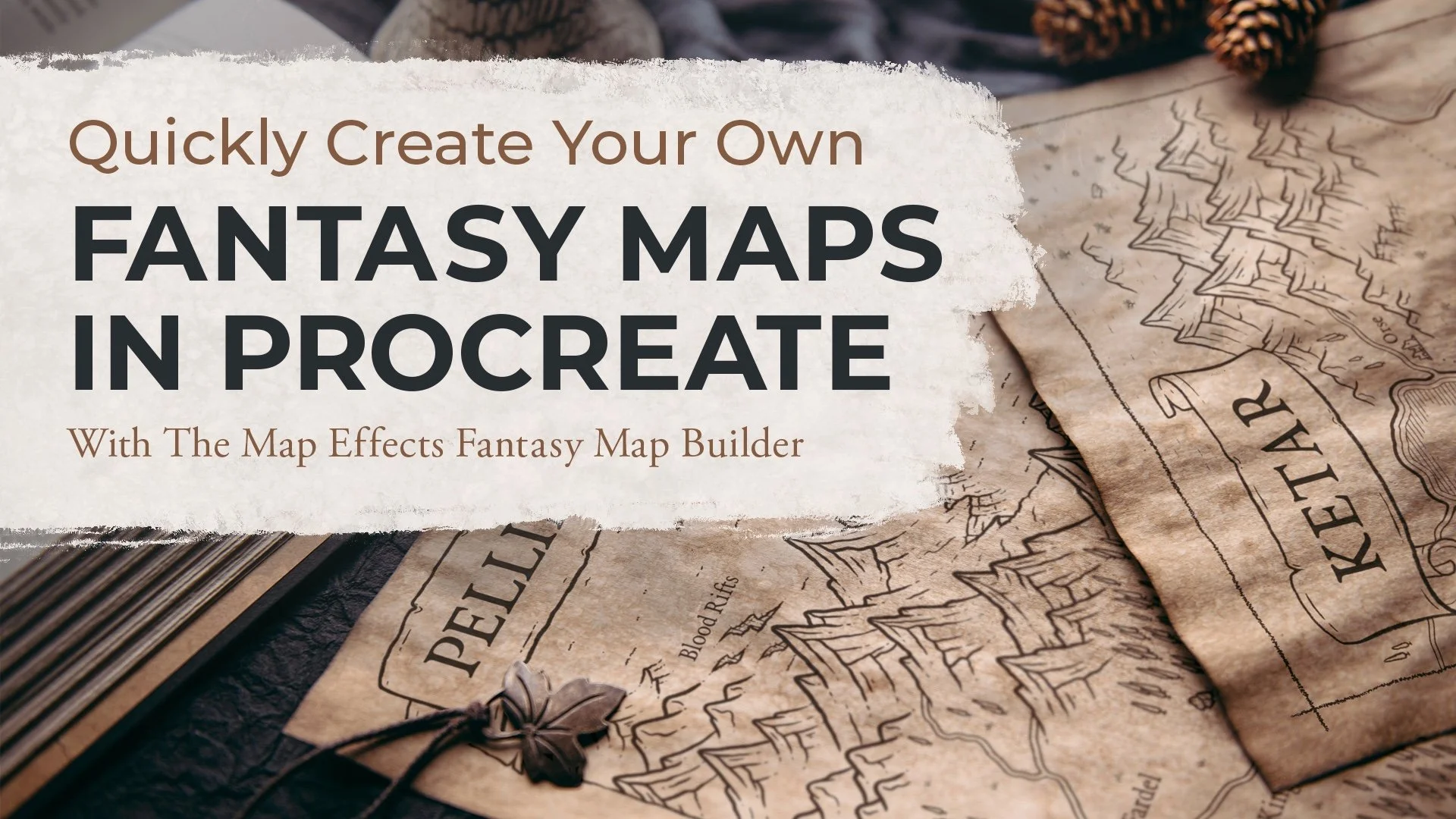 Quickly Create Your Own Fantasy Maps in Procreate — Map Effects