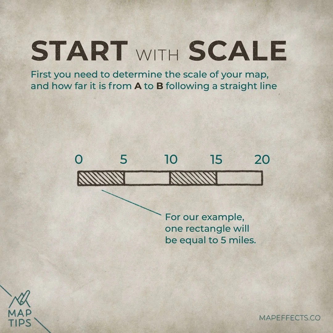 Measuring Distance of Wandering Paths on Your Fantasy Maps — Map Effects