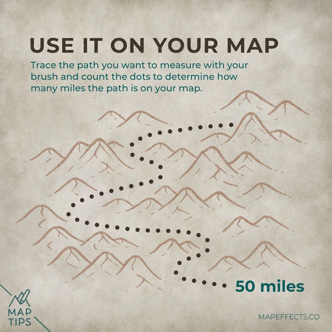 Measuring Distance of Wandering Paths on Your Fantasy Maps — Map Effects