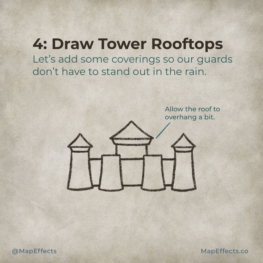 How to Draw Castle Icons on Your Fantasy Maps — Map Effects