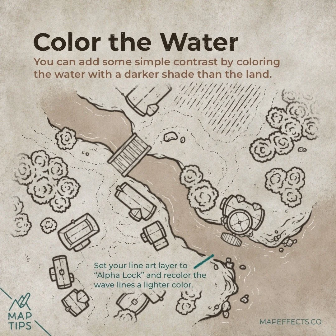 How to Create a River On Your City Maps with the Map Builder — Map Effects