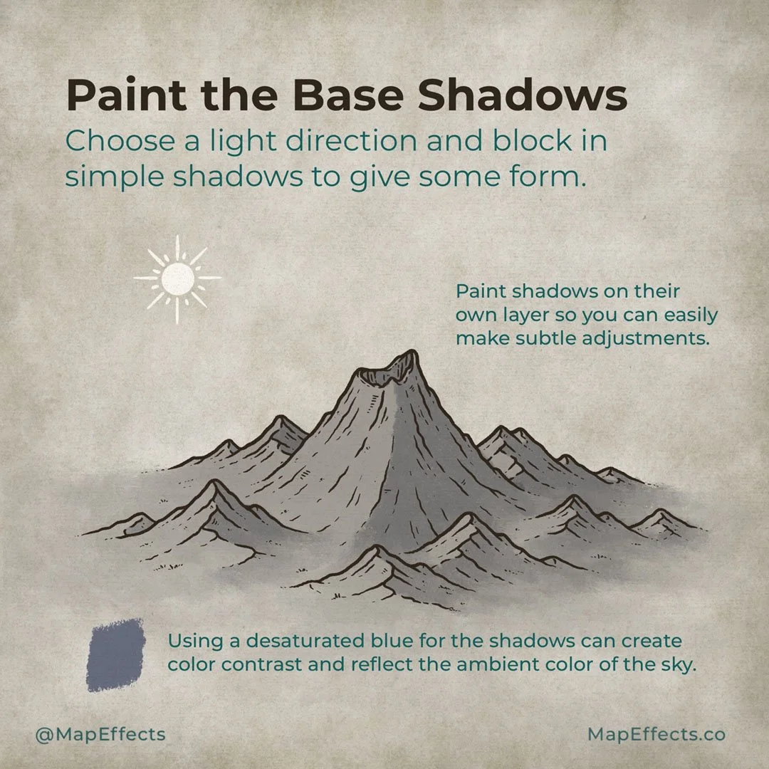 How to Draw a Volcano On Your Fantasy Maps — Map Effects