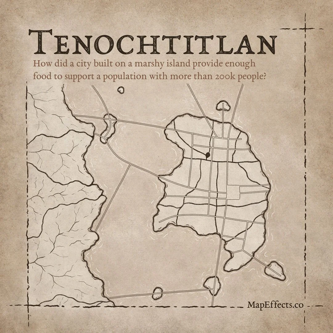 Floating Gardens - Worldbuilding with Aztecs — Map Effects