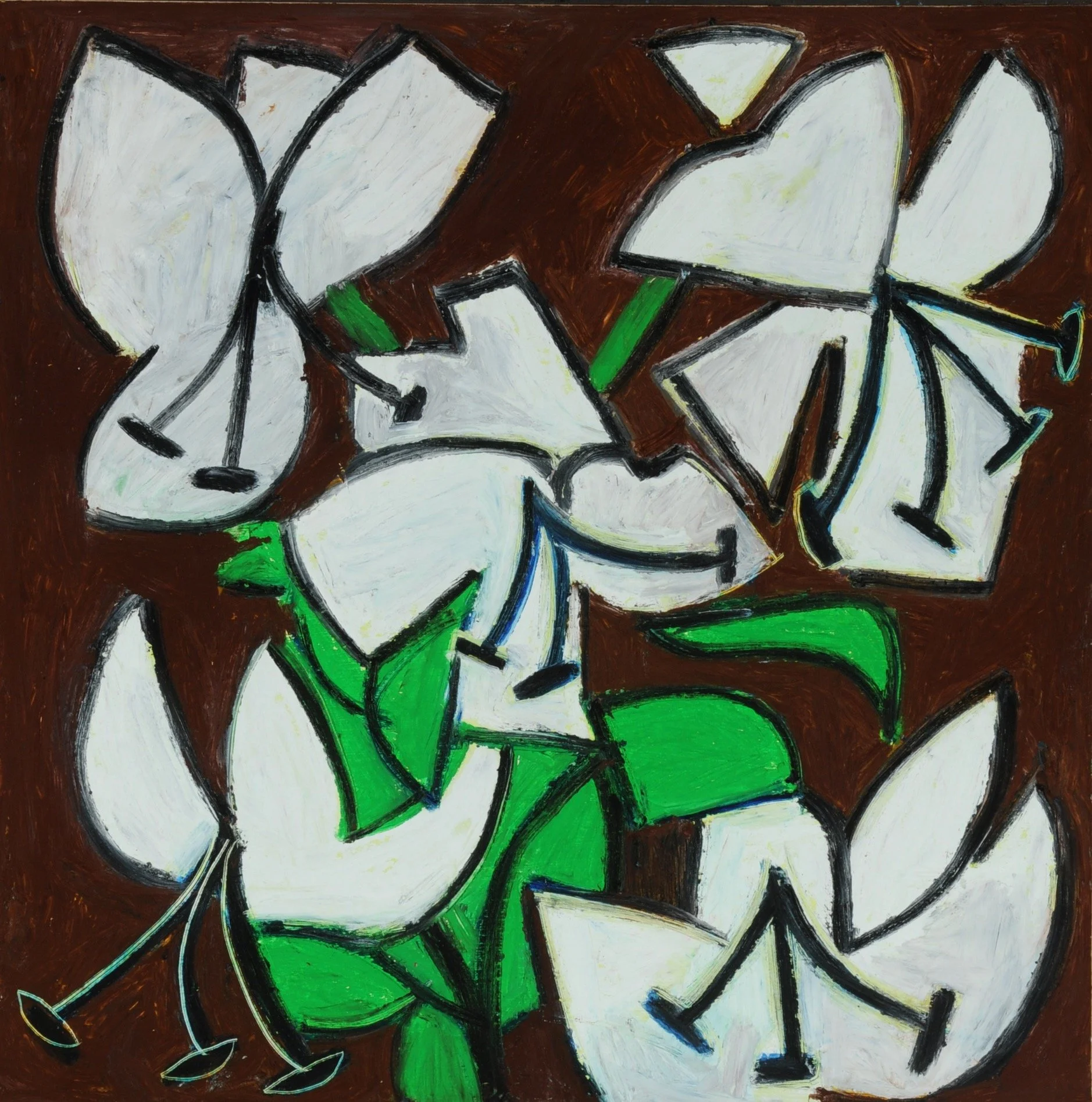 Oil Pastel Flowers. 2024. — Nigel Swift Fine Art