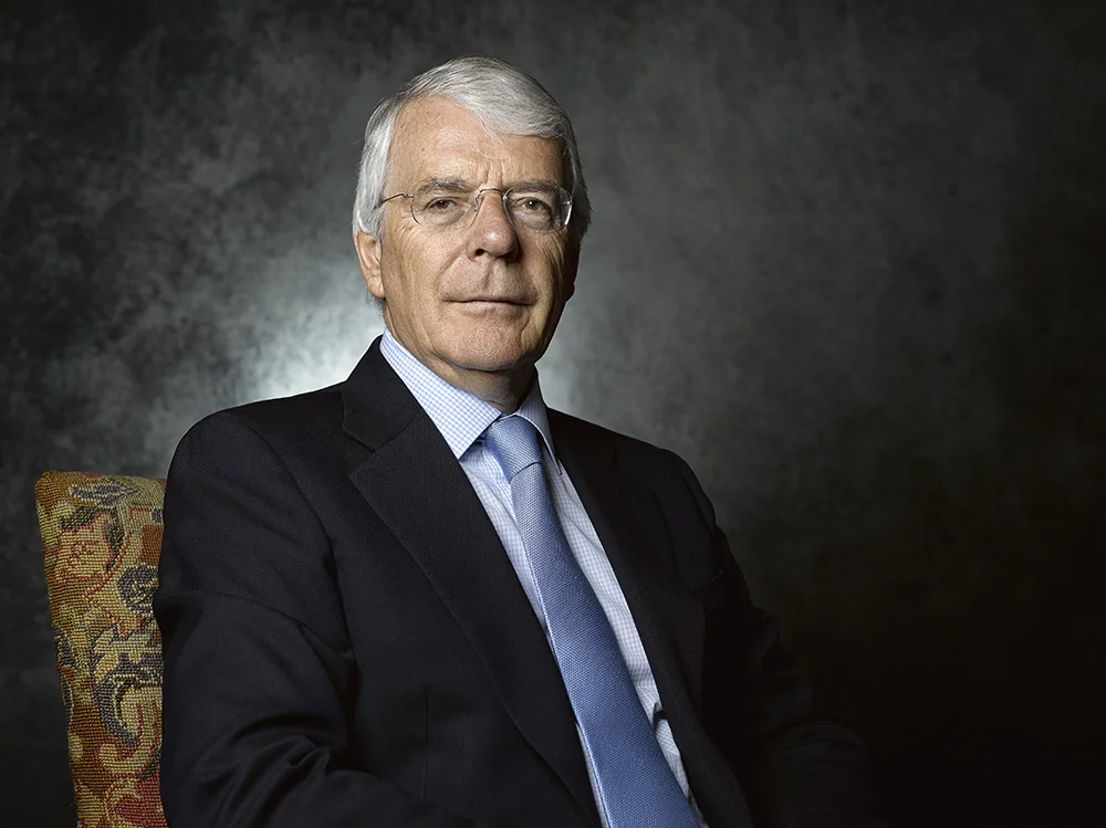 Sir John Major Portrait Sitting — Rory Lewis Photographer