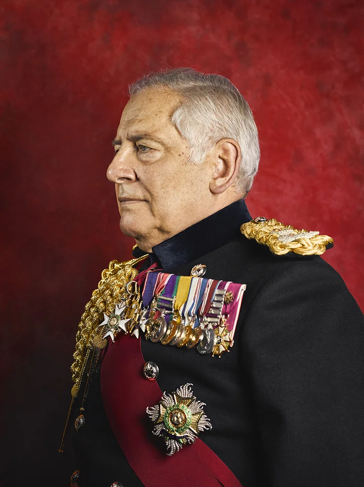Field Marshal The Lord Guthrie Portrait Sitting — Rory Lewis: Portrait ...