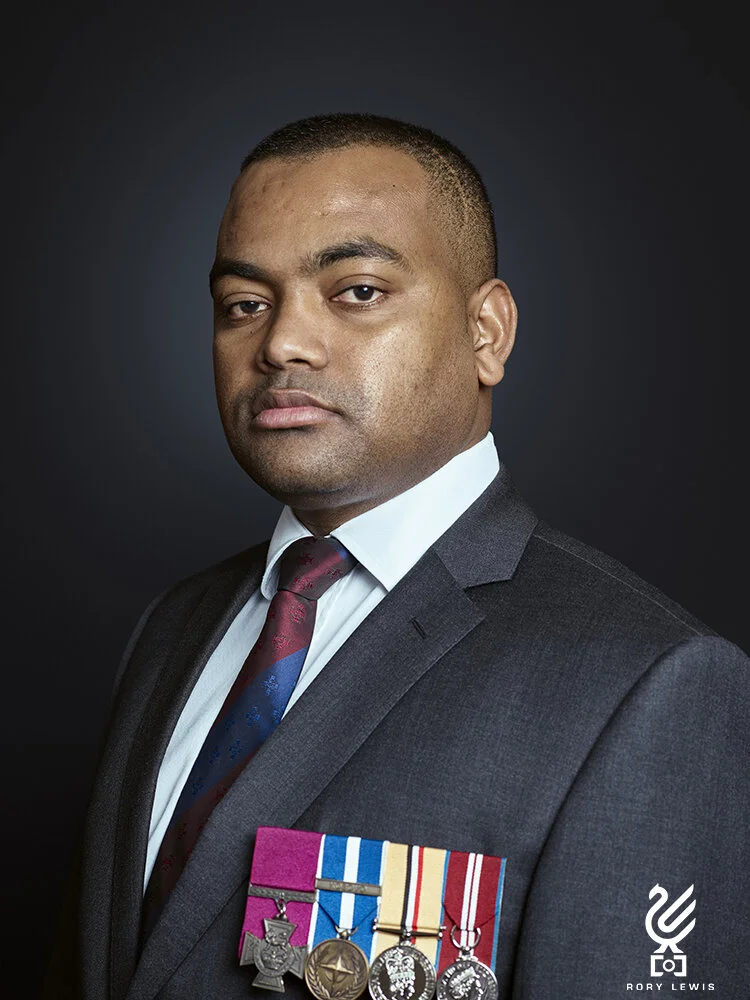 Johnson Beharry VC Portrait Sitting — Rory Lewis Photographer