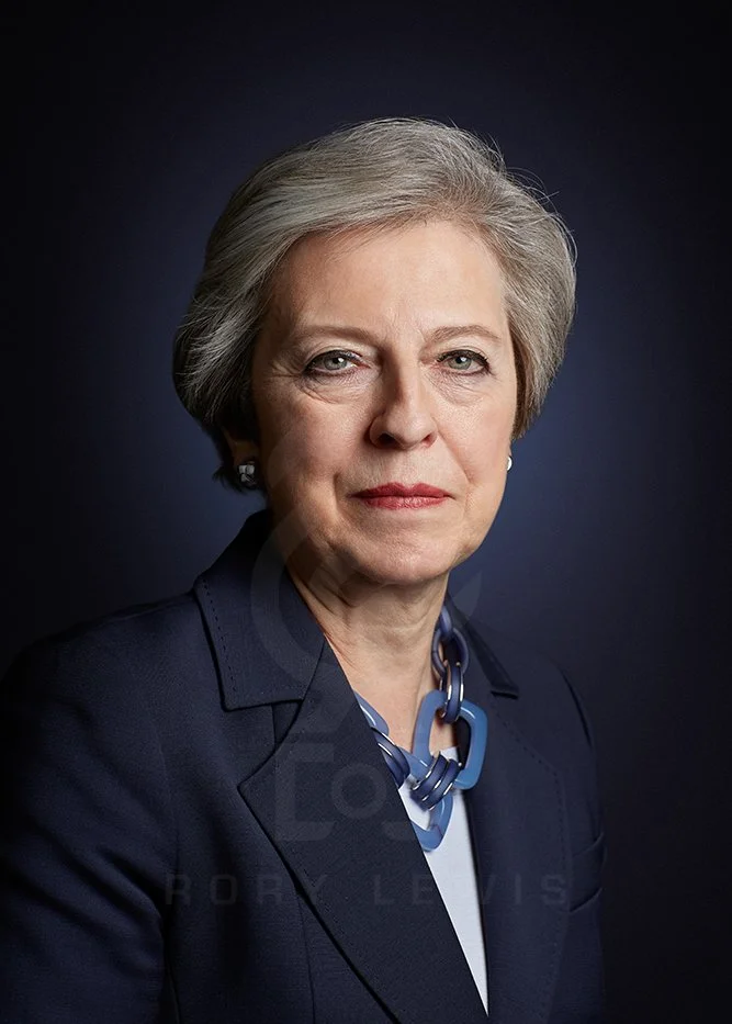 Prime Minister Theresa May Portrait Sitting — Rory Lewis: Portrait ...