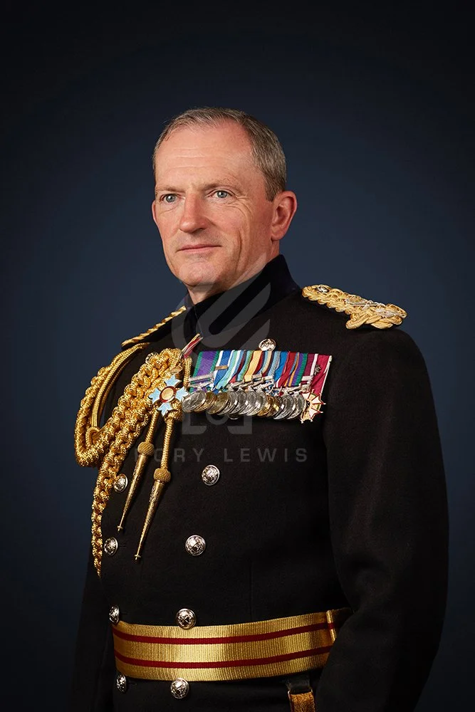 Major General Chris Ghika CBE Portrait Sitting — Rory Lewis: Portrait ...