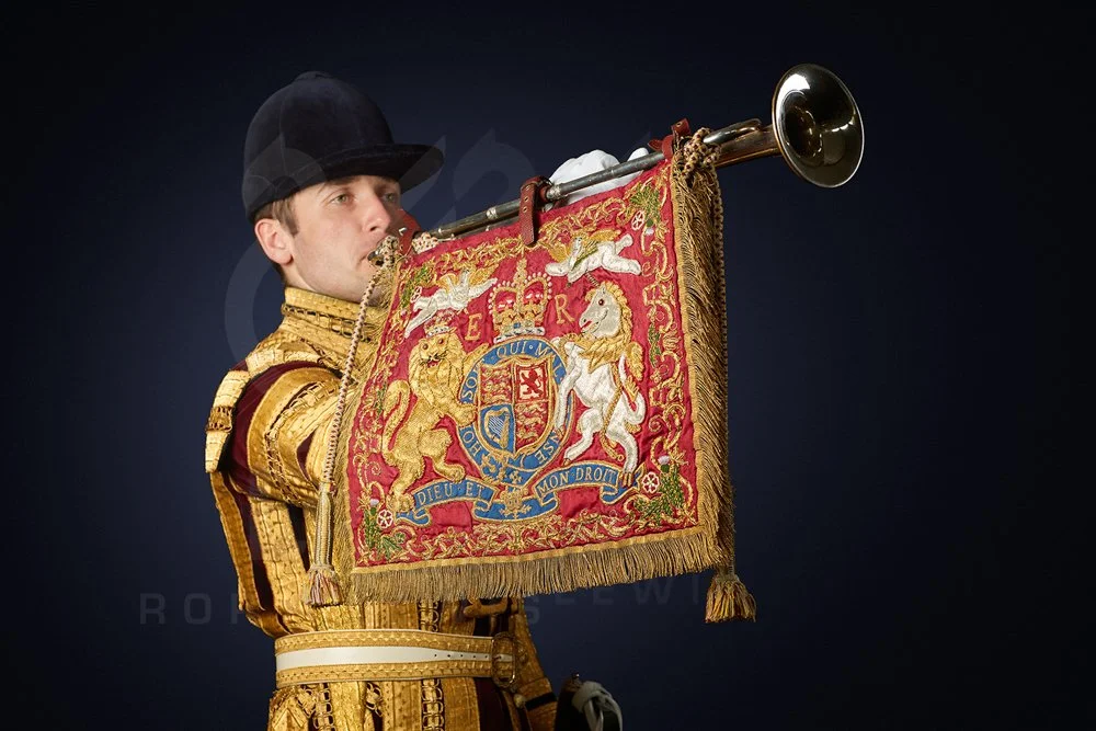 State Trumpeters of the Household Cavalry Coronation Portraiture — Rory ...