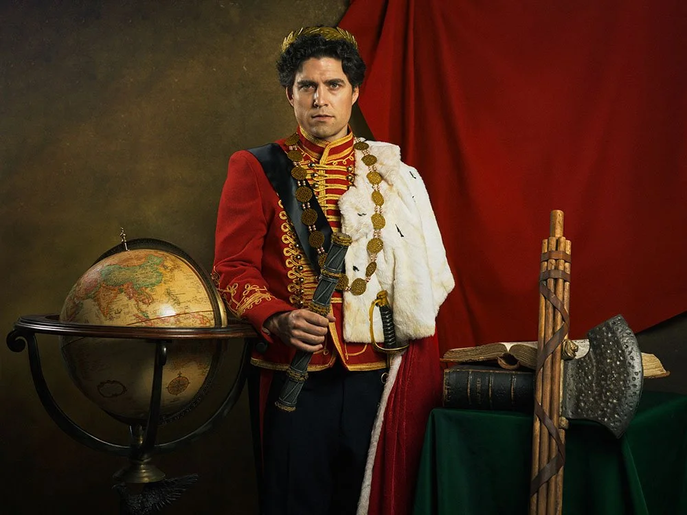 ChronoVisions: Reimagining Power – Adam Wesley as Napoleon in Coronation Robes — Rory Lewis ...