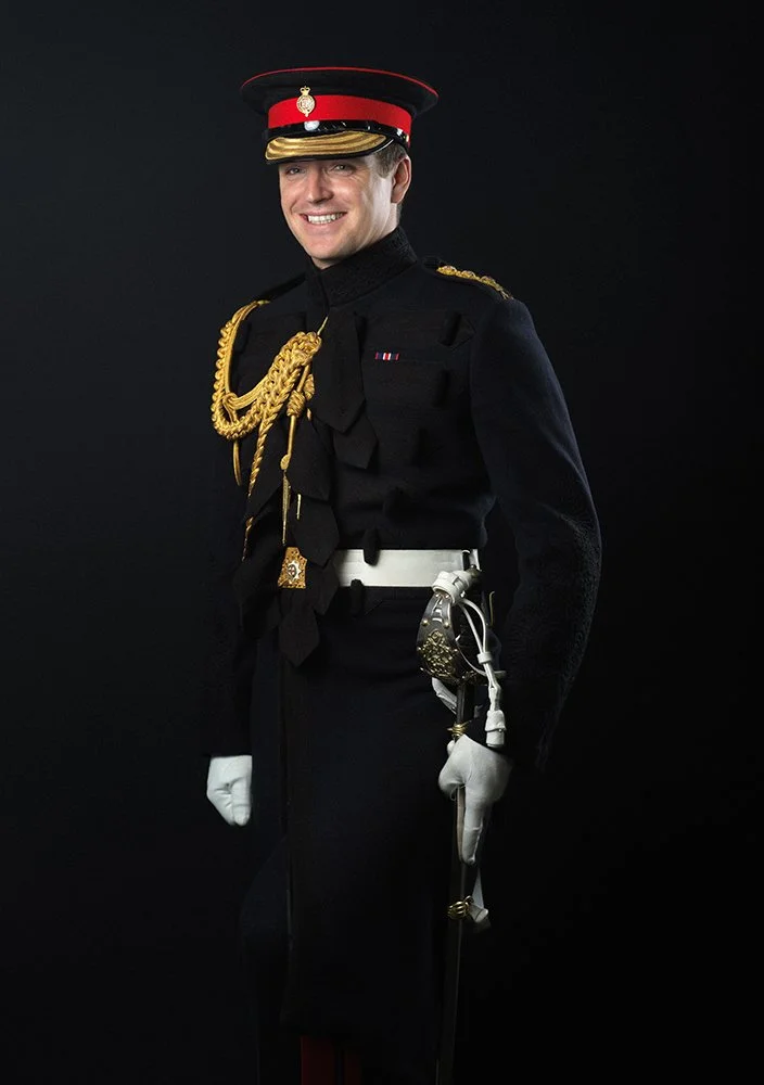 Capturing Courage: British Army Captain Kaye's Portrait by Rory Lewis ...