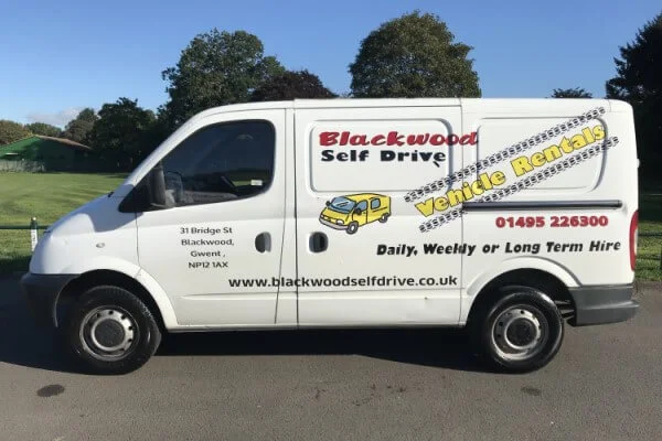 Short Wheelbase Van Available for Hire - Blackwood Self Drive