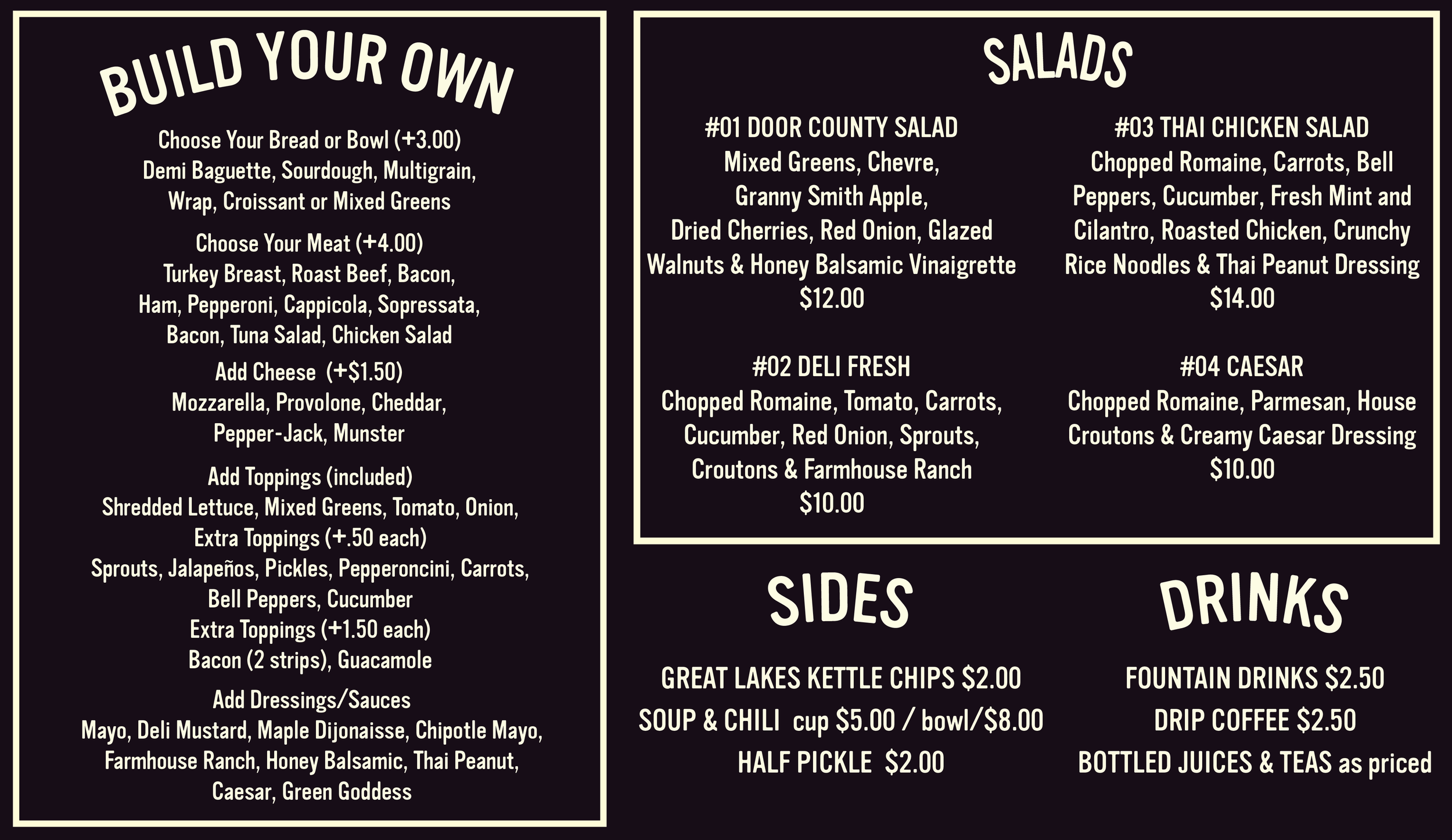 DELICATESSEN — Emery & Pearl Provisions