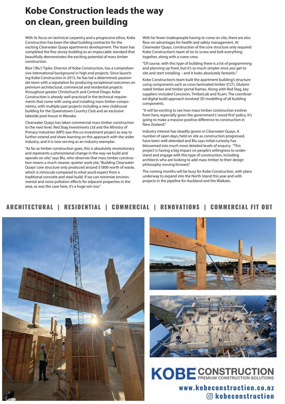 Kobe Construction leads the way on clean, green building — Kobe ...