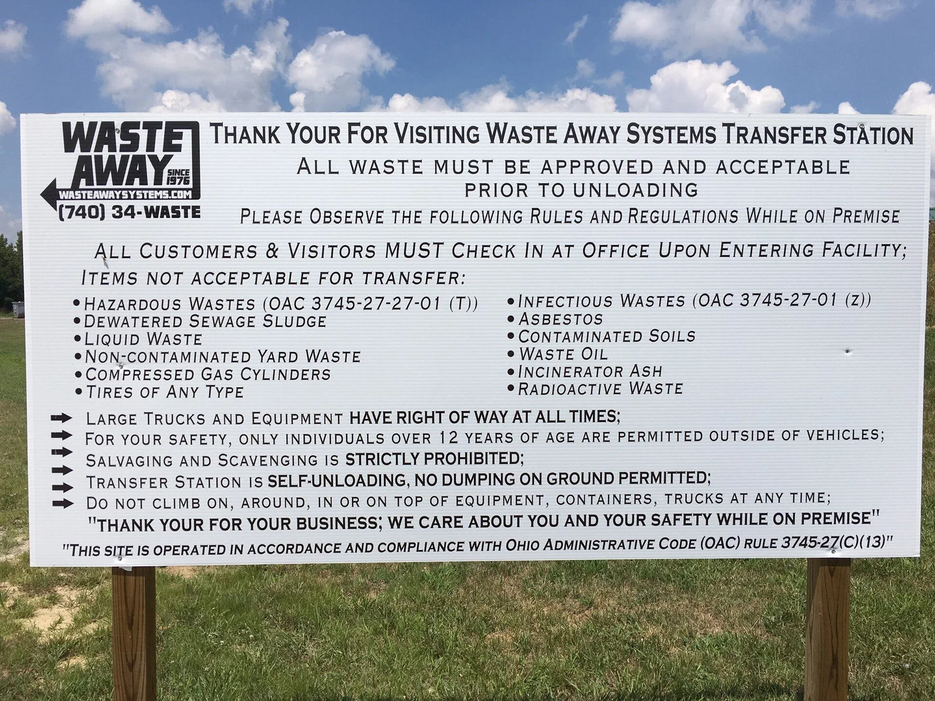 Transfer Station — Waste Away Systems