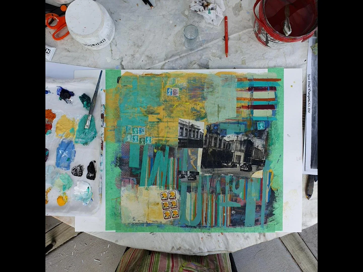 Abstract Painting - Artist Judy Woods