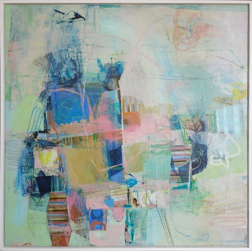 Artist Judy Woods - Original Mixedmedia Abstract Paintings