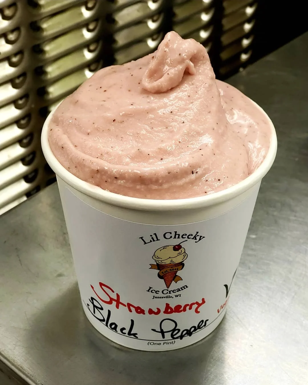 Roasted Strawberry Black Pepper — Gracie's Ice Cream