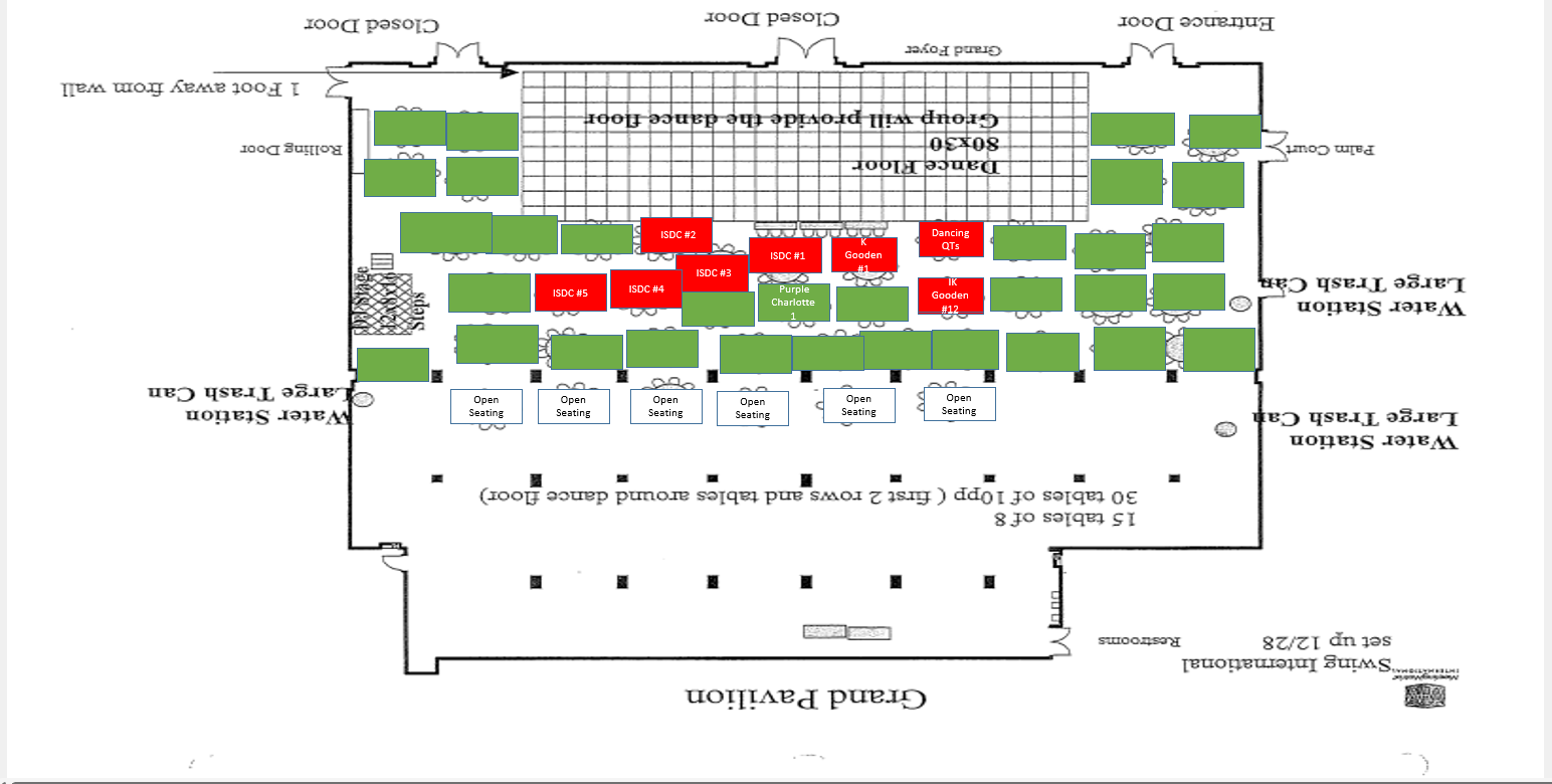 Table Layouts — International Swing Dance Championships