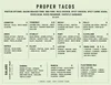 Menu — Proper Taco Shop