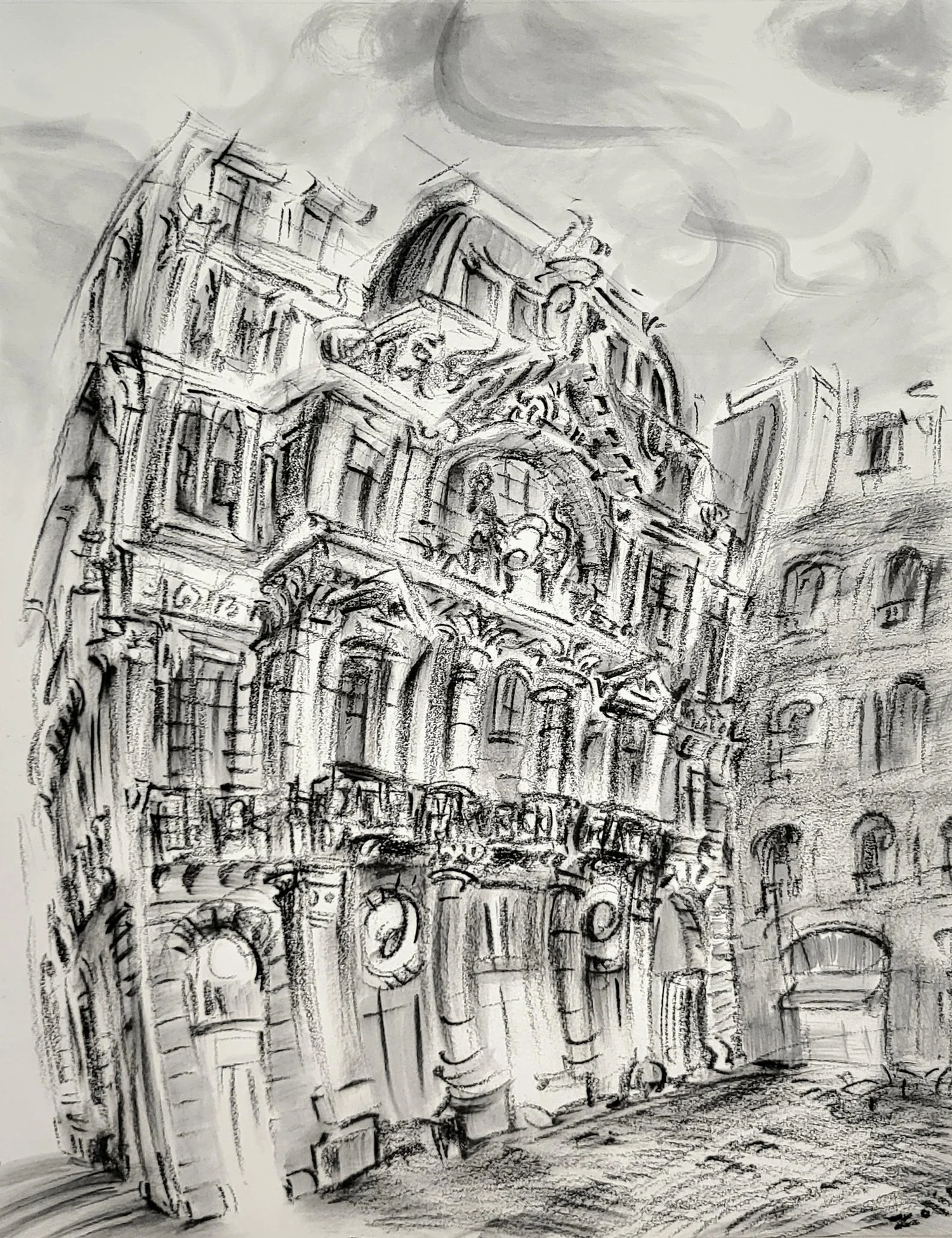 Zolin - Avenida Palace Facade — Marloe Gallery