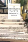11 effortless ways to eliminate paper — Tucked and Folded
