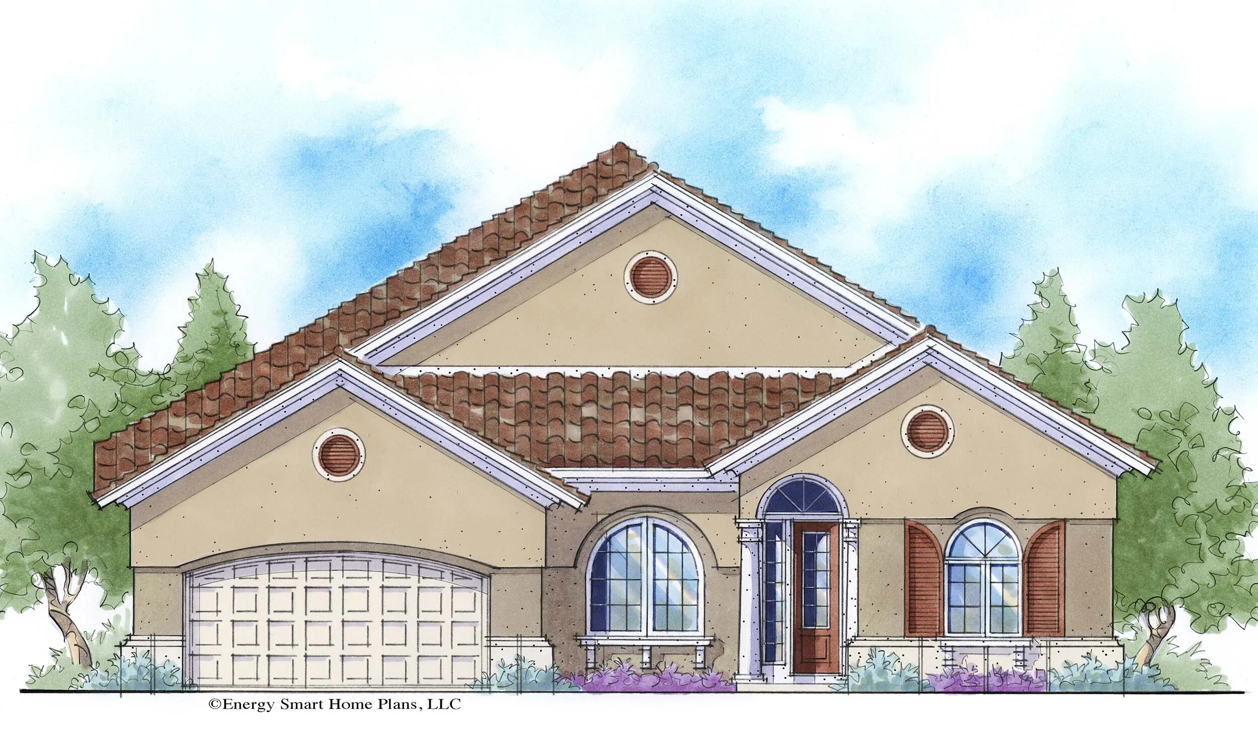 Palermo House Plan #310 | 3 Bed+Den, 2.5 Bath | 2,185 sq. ft. — Wright ...