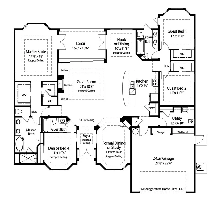 Livia House Plan #230 | 4 Bed | 3 Bath | 2,680 sq. ft. — Wright Jenkins ...