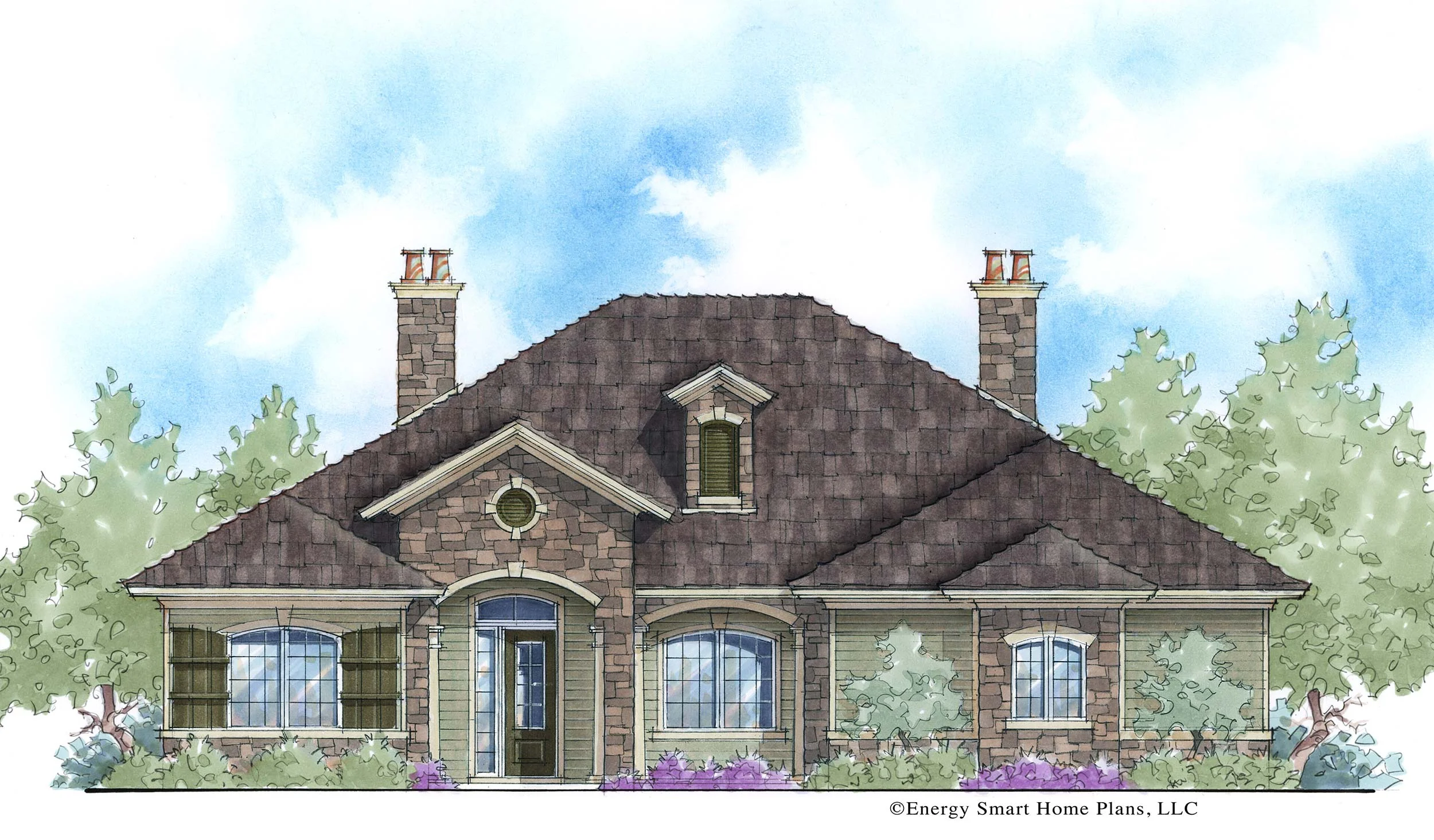 Belfort House Plan #231 | 3 Bed | 2.5 Bath | 2,670 sq. ft. — Wright ...