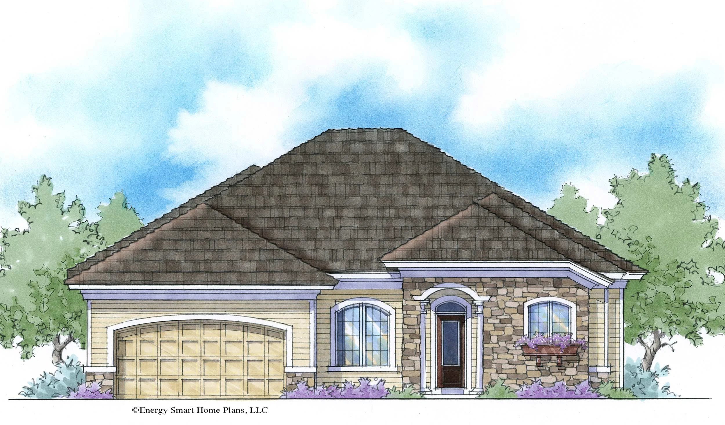 Mirande House Plan #206 | 3 Bed+Den, 2 Bath | 1,660 sq. ft. — Wright ...