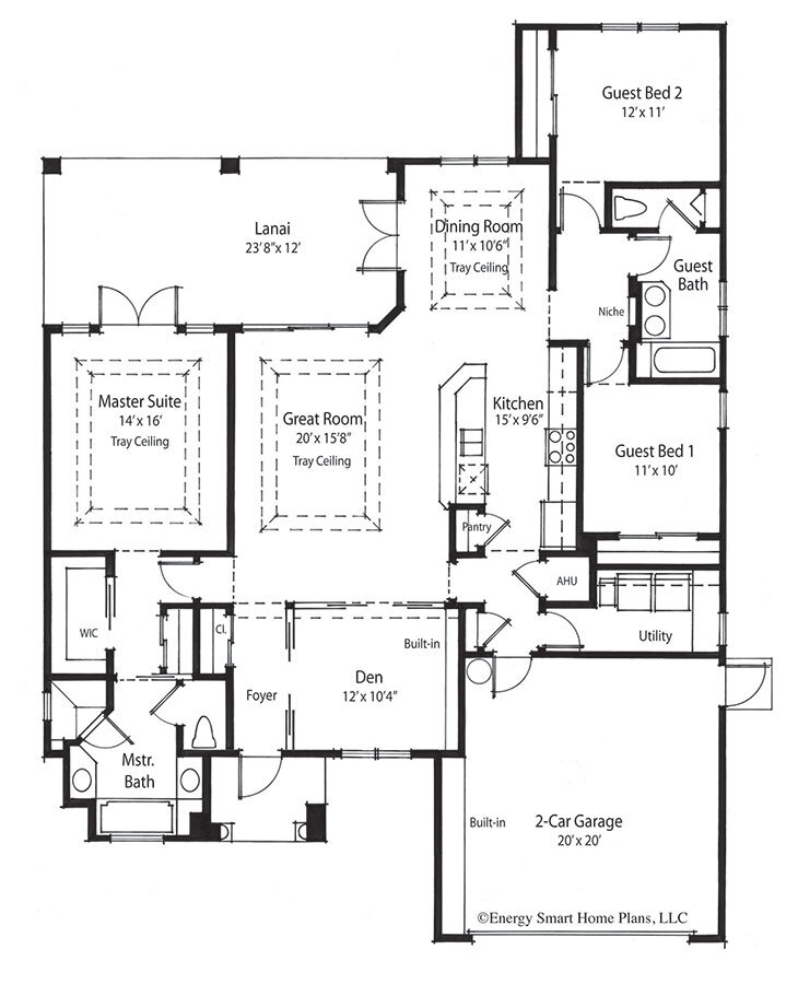 Remy House Plan #208 | 3 Bed+Den, 2 Bath | 1,895 sq. ft. — Wright ...
