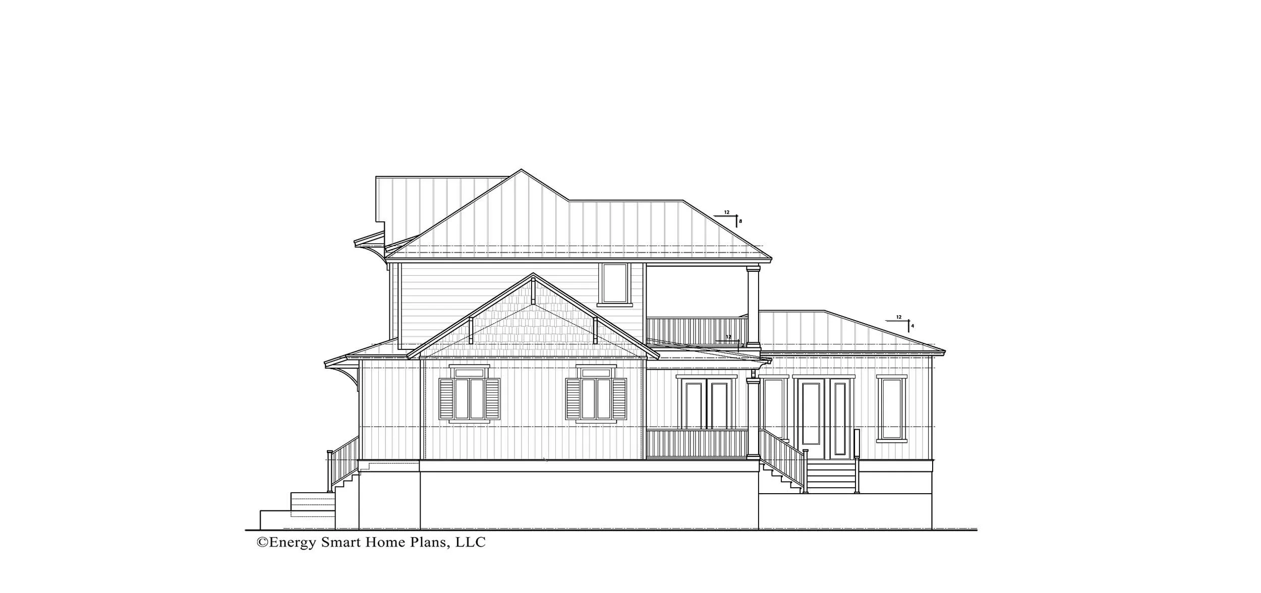 Magnolia House Plan #718 | 3 Bed+Study, 4 Bath | 3,262 sq. ft. — Wright ...