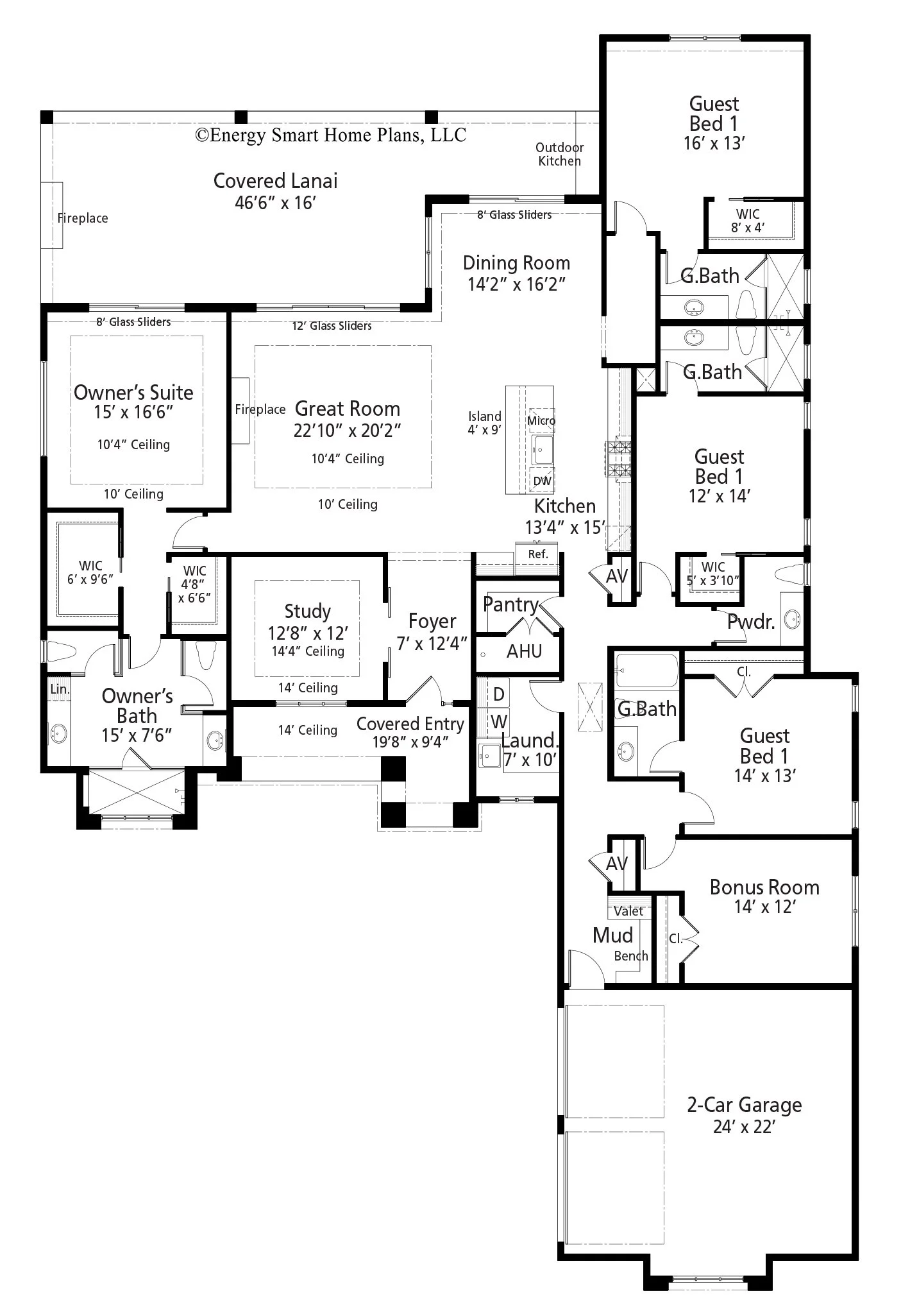 Bryson Plan #412 | 4 Bed, 4.5 Bath | 3,450 sq. ft. — Wright Jenkins ...