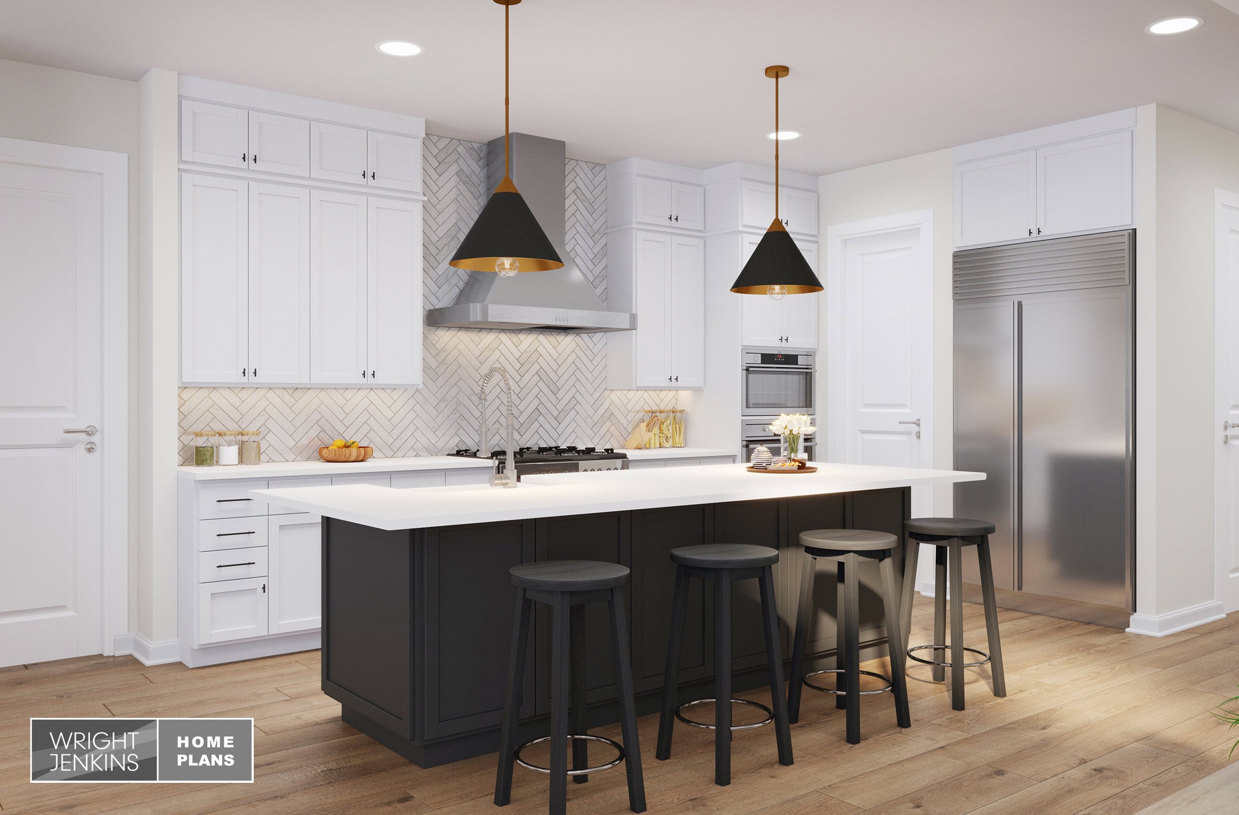 Starling House Plan #607 | 3 Bed, 3 Bath | 2,765 sq. ft. — Wright ...