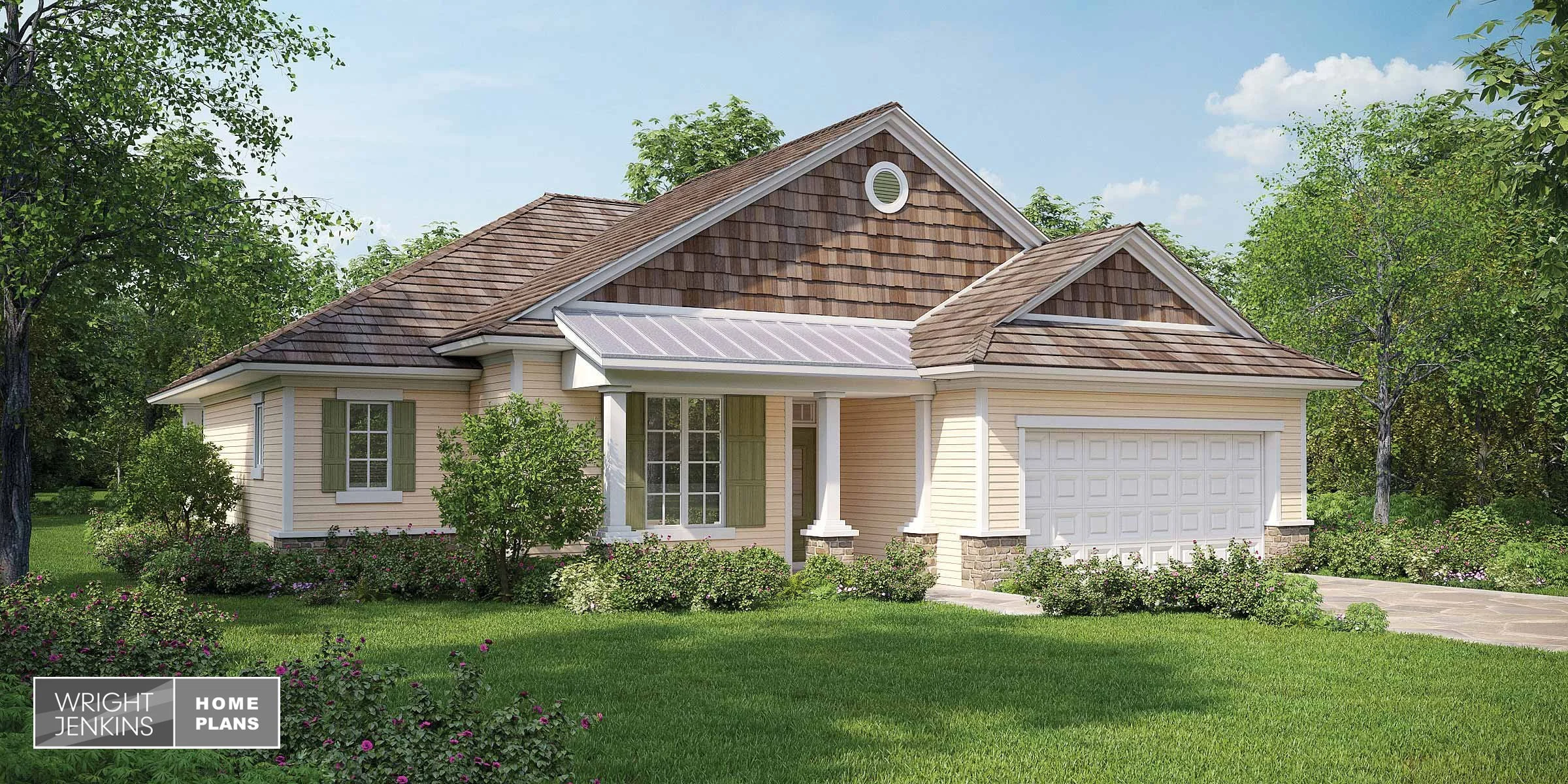 Summerville House Plan #109 | 3 Bed, 2 Bath | 1,555 sq. ft. — Wright ...