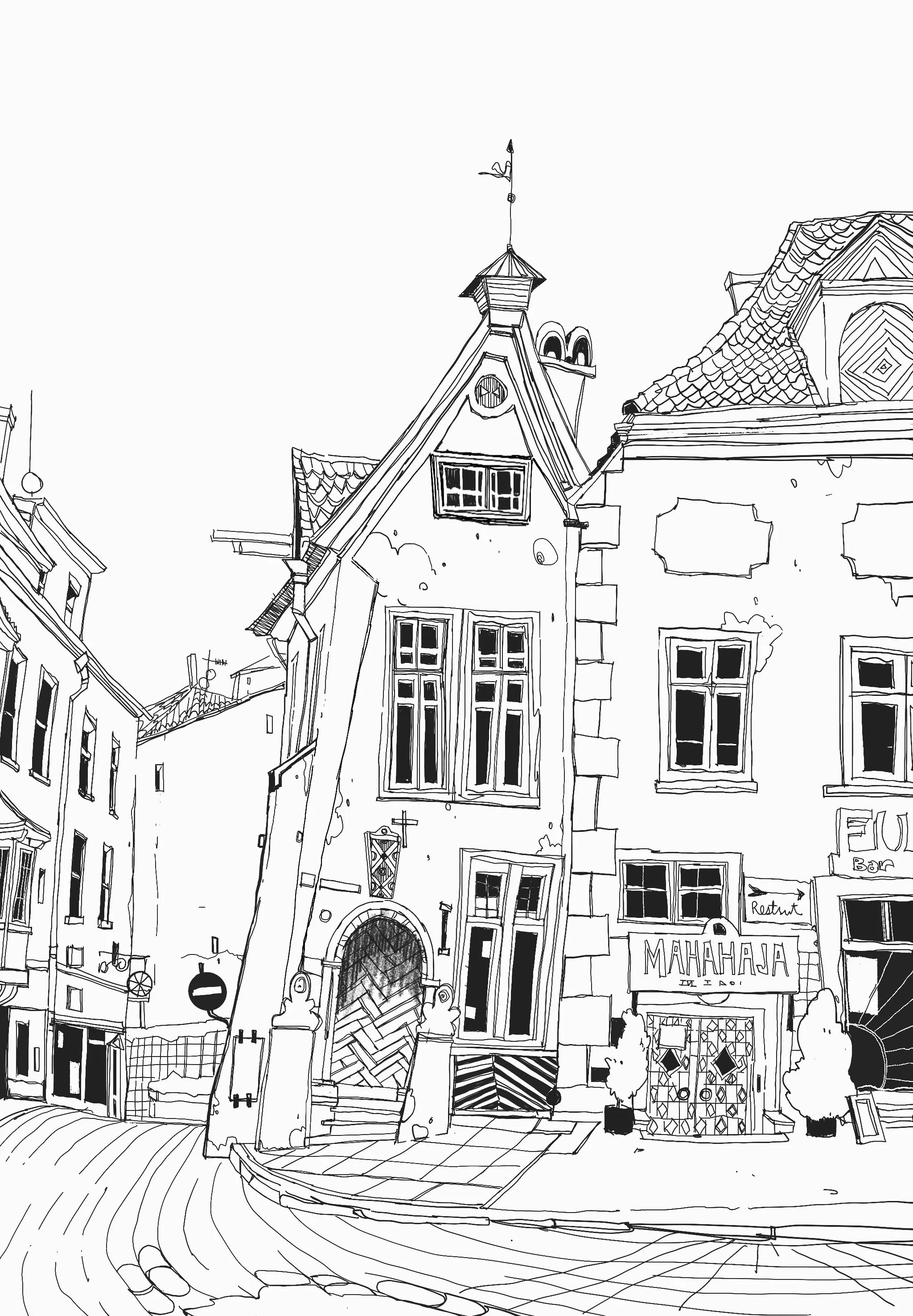 Line Drawings (Personal) — ANGELA SUNG ART