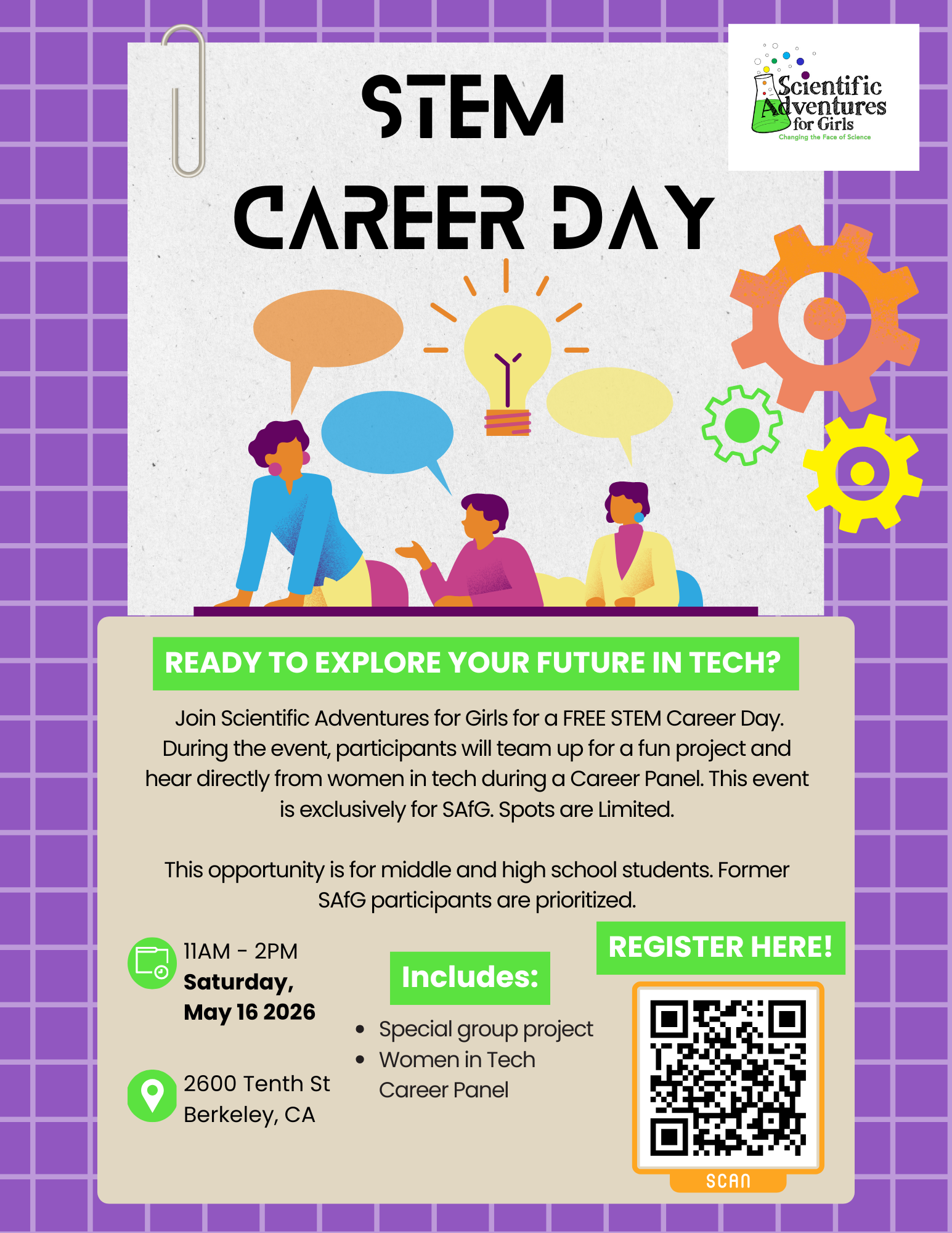 Afterschool STEM Education—Scientific Adventures for Girls — Scientific ...