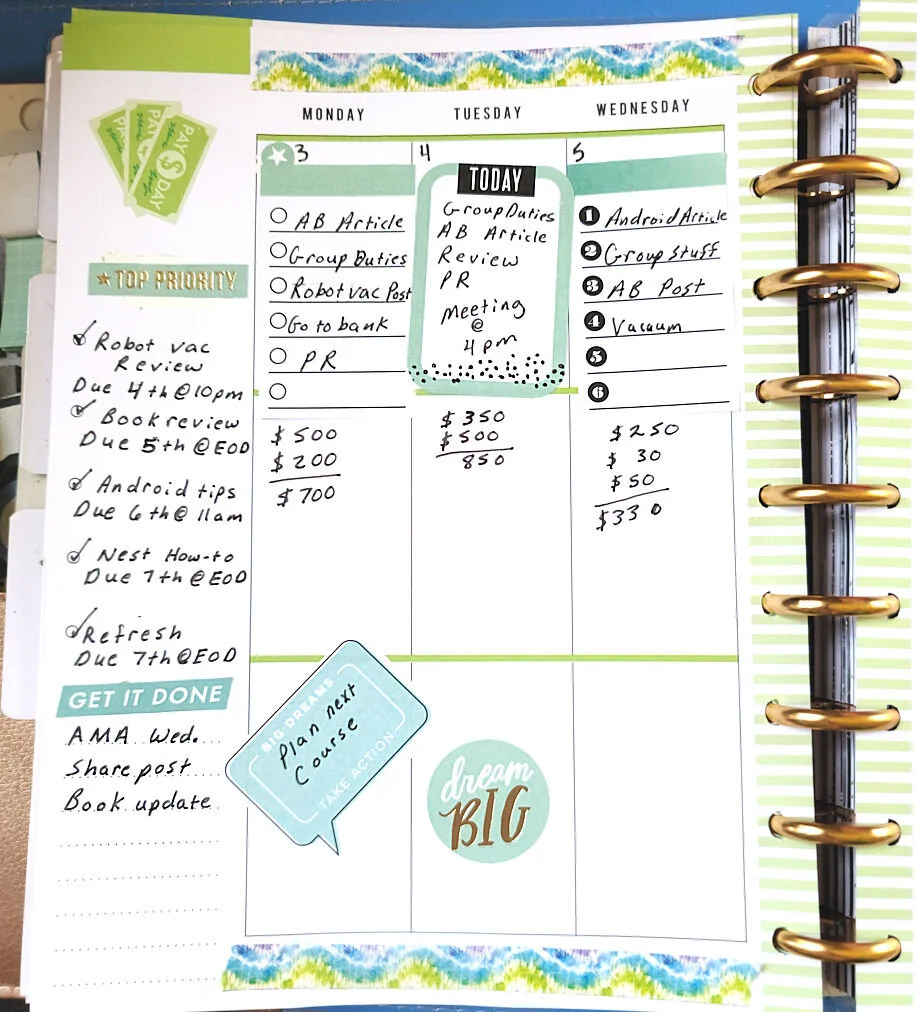 How to Organize Your Writing Business Using a Planner — Alina Bradford ...